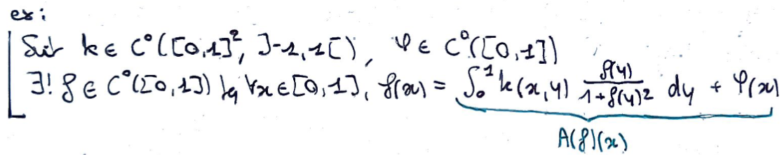 Théorème du point fixe de Banach-Picard - Math'φsics