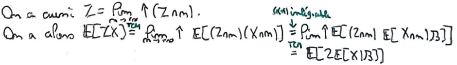 Espérance conditionnelle - Math'φsics