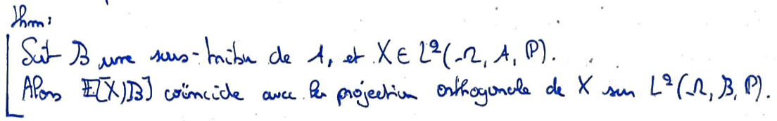 Espérance conditionnelle - Math'φsics