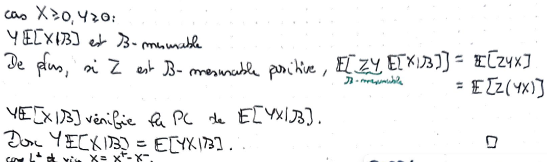 Espérance conditionnelle - Math'φsics