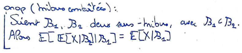 Espérance conditionnelle - Math'φsics