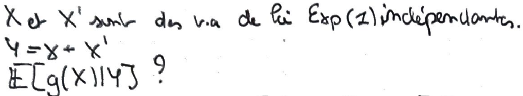 Espérance conditionnelle - Math'φsics