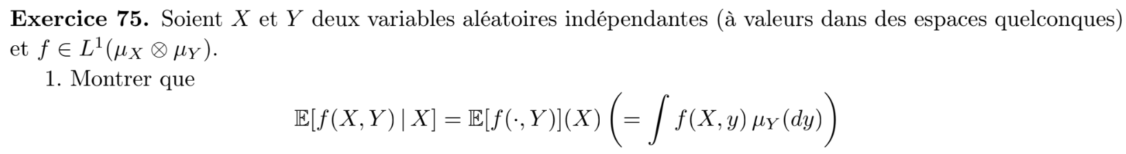 Espérance conditionnelle - Math'φsics