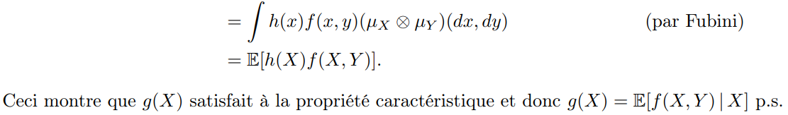 Espérance conditionnelle - Math'φsics