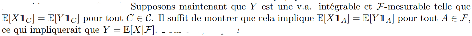 Espérance conditionnelle - Math'φsics