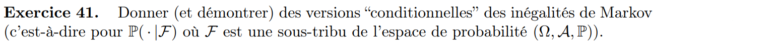 Espérance conditionnelle - Math'φsics