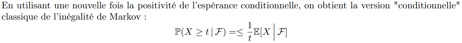 Espérance conditionnelle - Math'φsics